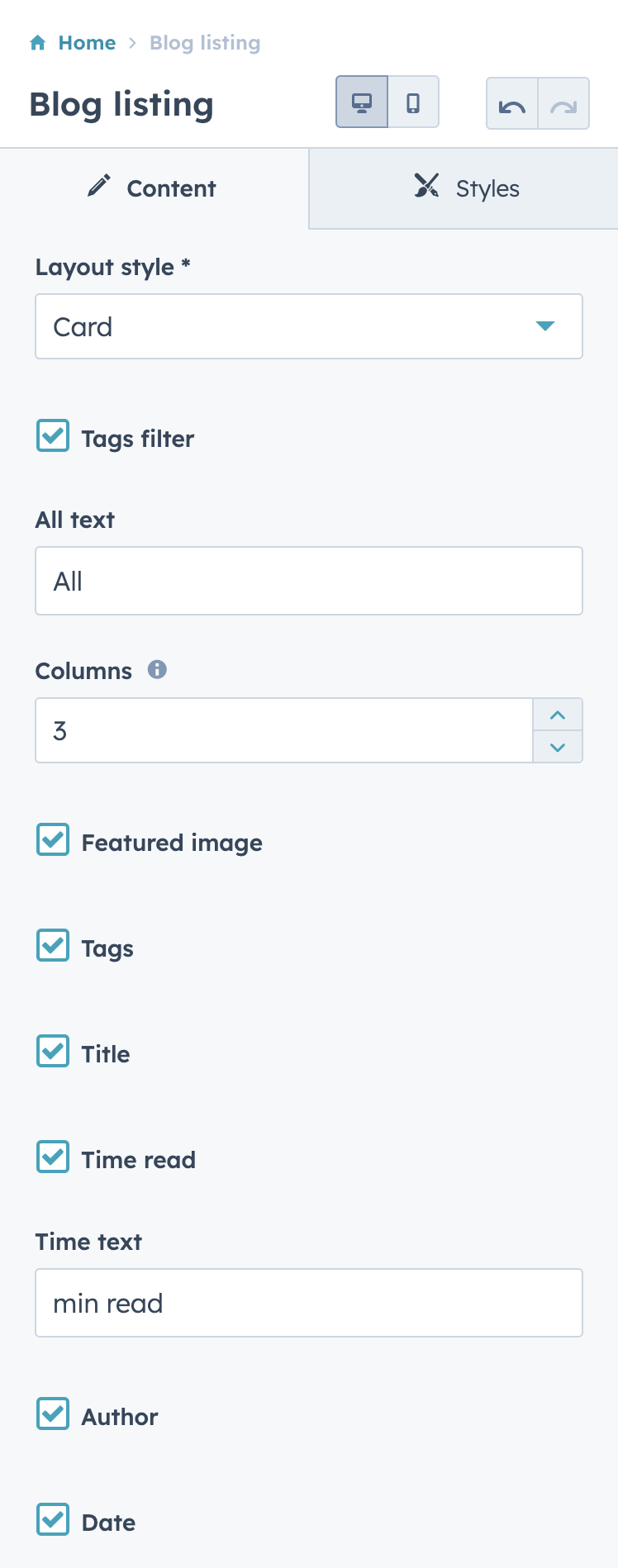 Setup HubSpot Blog Templates - Listing Template and Blog Post