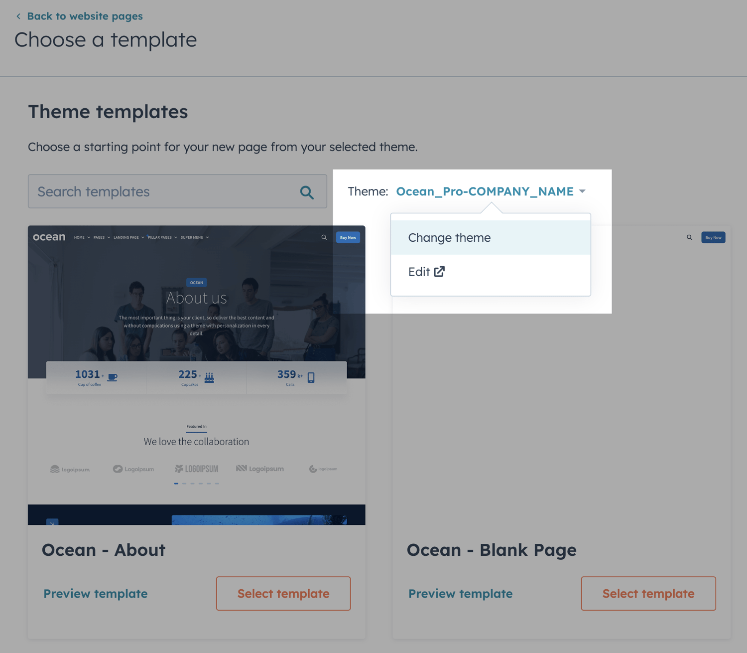 Create a Child Theme in HubSpot