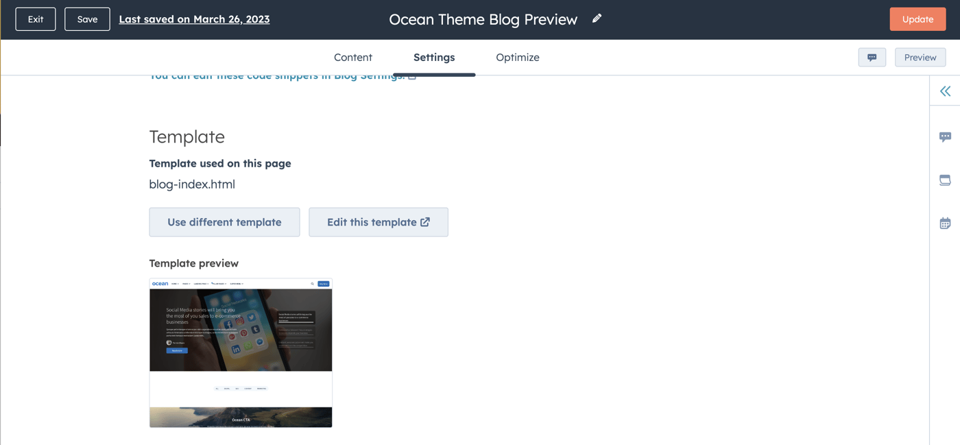 Setup HubSpot Blog Templates - Listing Template and Blog Post