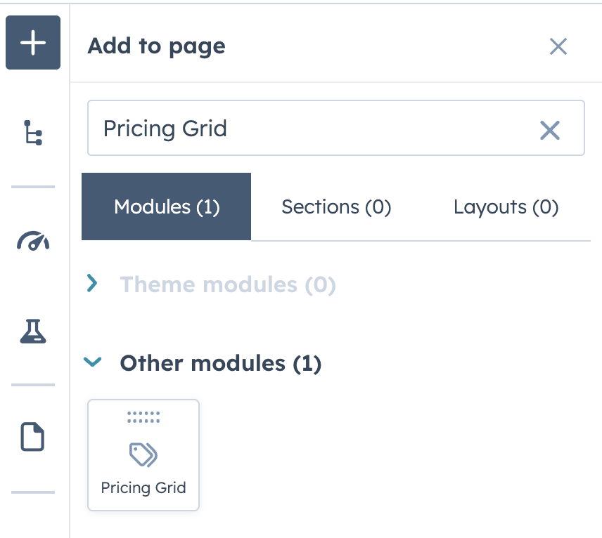 Documentation - Standalone Pricing Grid Module
