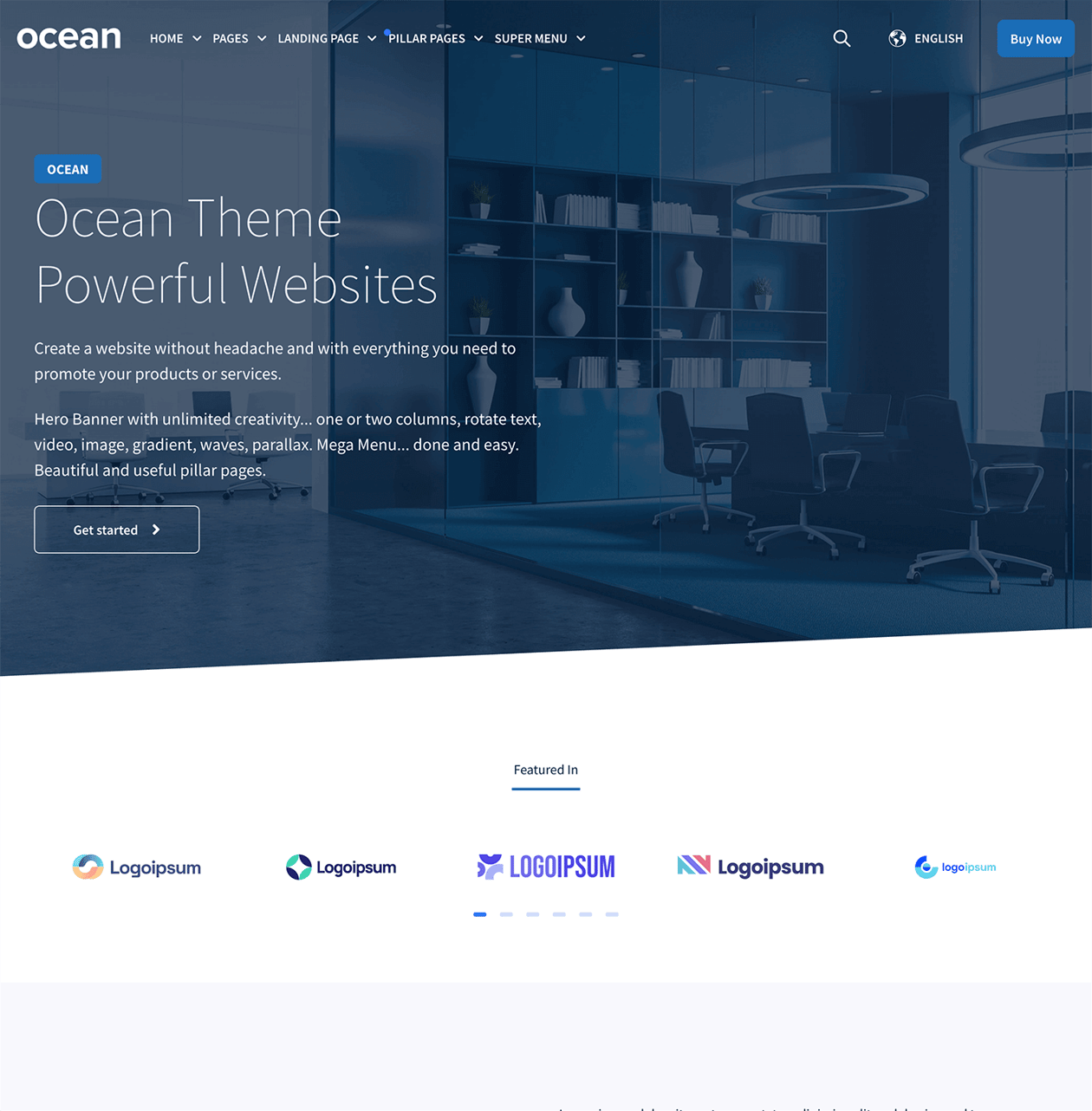 Ocean Pro Theme for CMS HubSpot, Marketing Hub and CMS Hub.