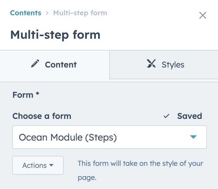 Documentation - Standalone Multi-Step Form Module